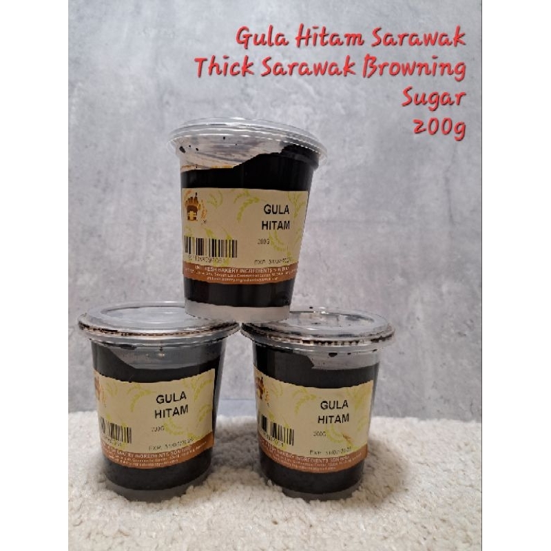 GULA HITAM SARAWAK/BROWNING SUGAR THICK LIQUID/CARAMEL 200G | Shopee ...