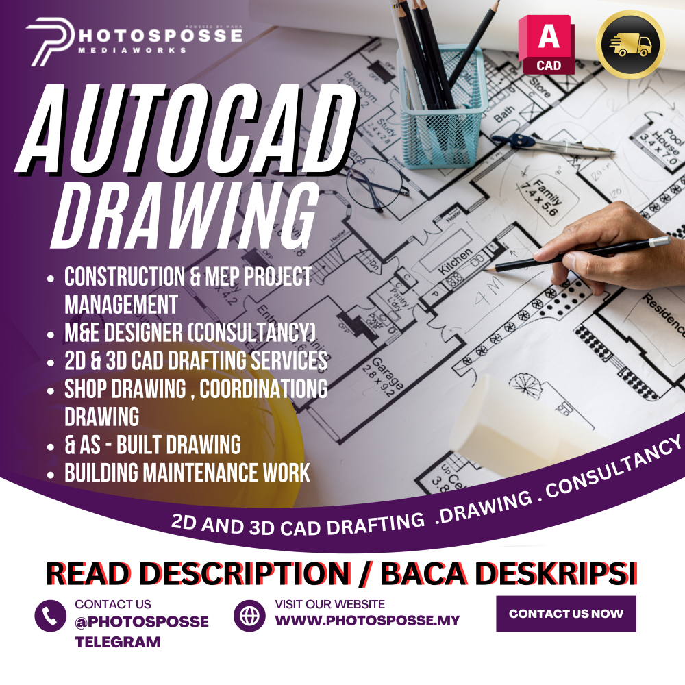 [BACA DESKRIPSI] 2D ONLY AUTOCAD / CAD SERVICE ( SERVIS EDIT AUTOCAD ...