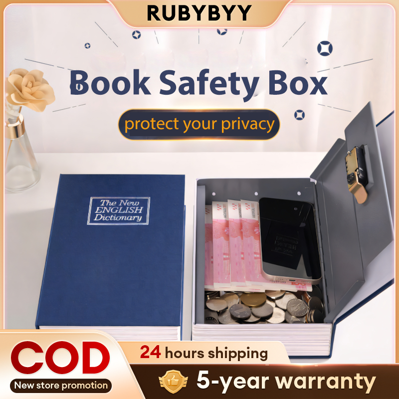 EXPOSE Safety Box Anti Thief Metal Diversion Dictionary Book Safe Box ...