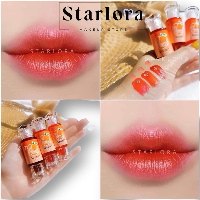🍑𝐇𝐎𝐓 𝐕𝐈𝐑𝐀𝐋‼️RANDOM CANDY LIPTINT PEACH SASIMI LIP TINT Makeup Beauty Cosmetic Malaysia Lips ...