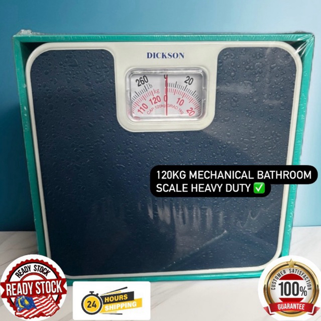 120KG DICKSON Mechanical Analog Bathroom Weighing Scale Personal Body ...