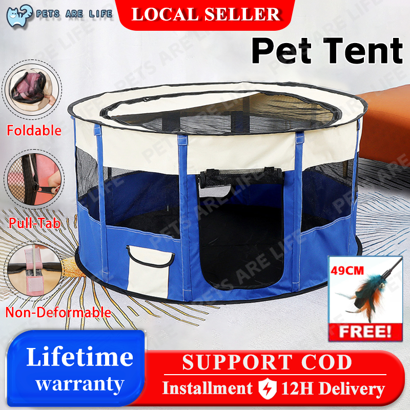 Cat House Cat Tent Indoor Rumah Sangkar Kucing Portable Outdoor Cattery ...