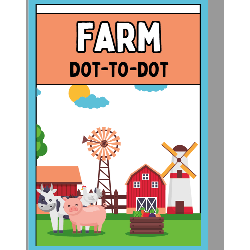 Farm Dot to Dot Activity Pages Softcopy PDF BBMMLTW | Shopee Malaysia