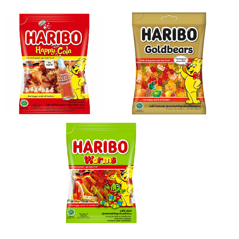 80G HARIBO GUMMY SWEETS PACKET(1S) | Shopee Malaysia