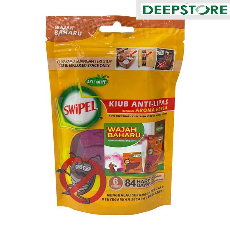 SWiPEL®AfyHaniff Kiub Halau Lipas Rumah 130g pek Natural Cockroach ...
