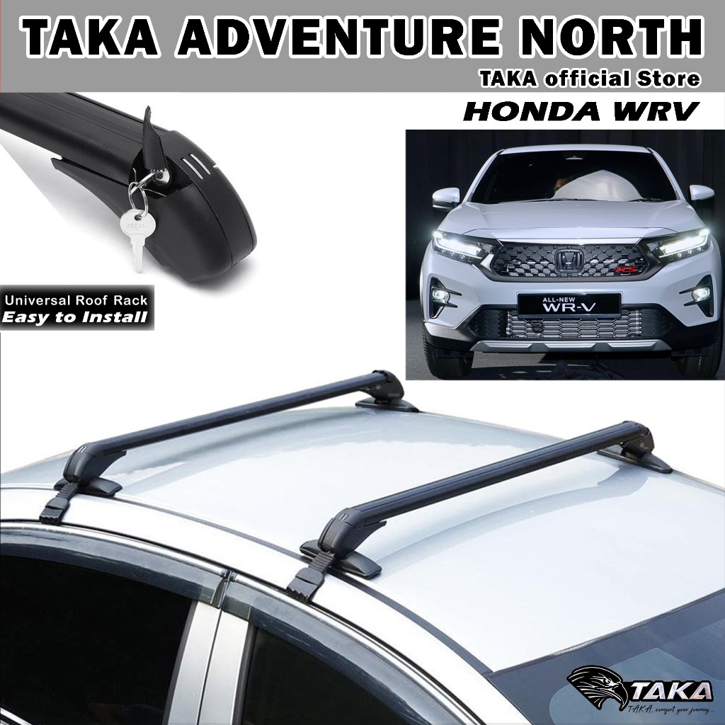 HONDA WRV Universal Roof Rack Luggage Car Top Carrier Cargo Box Bracket ...