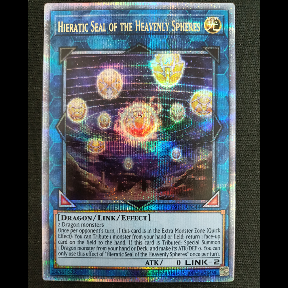 YUGIOH ES01-AE044 Hieratic Seal of the Heavenly Spheres [QCSR] | Shopee ...