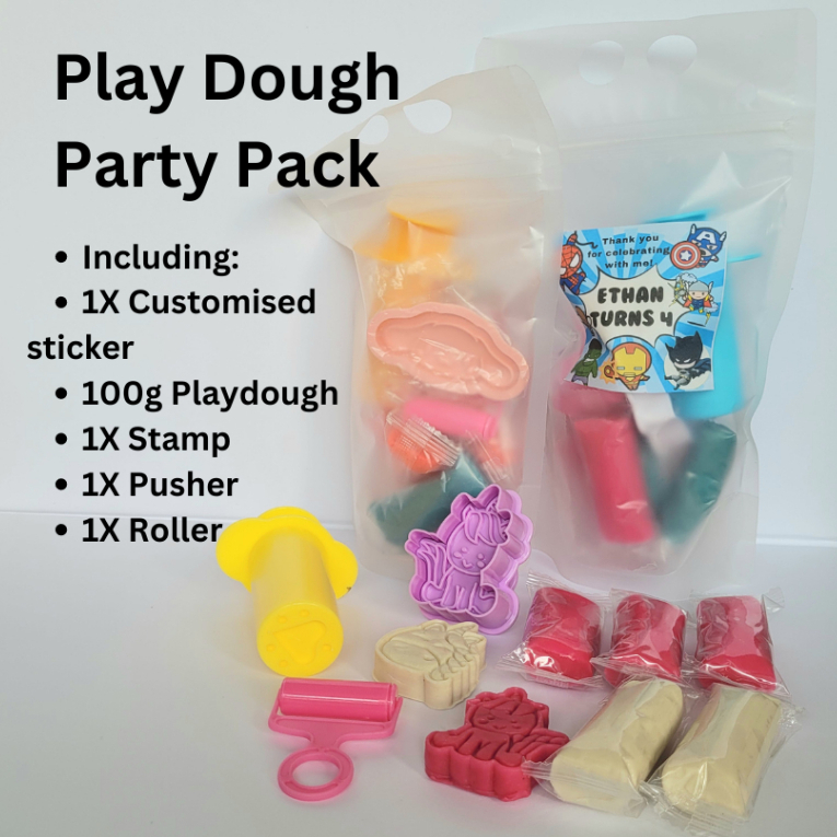 Play Dough Goodies Bag Kindergarten Birthday Doorgift Kids Art Craft ...