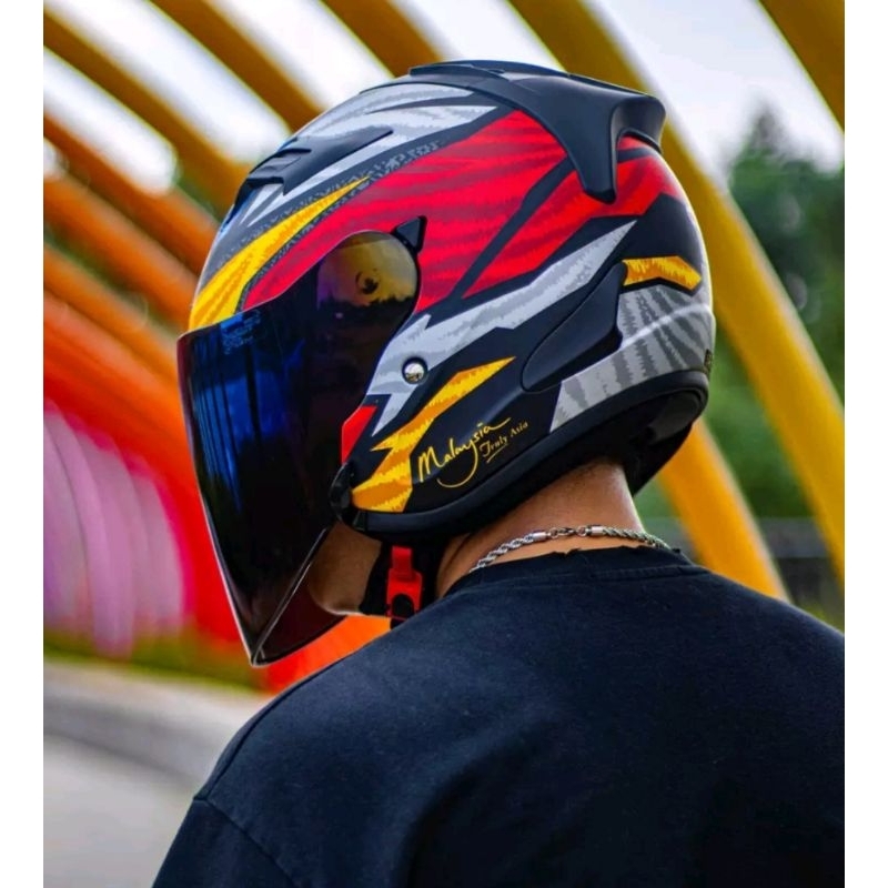 Zeus ZS-627 Helmets Merdeka Edition | Shopee Malaysia