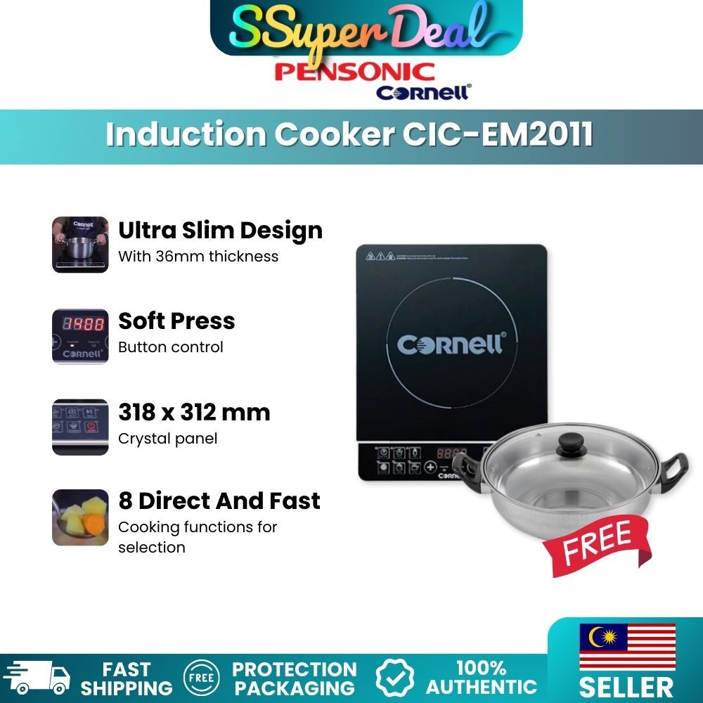 Pensonic Cornell Induction Cooker | CIC-EM2011 | Shopee Malaysia