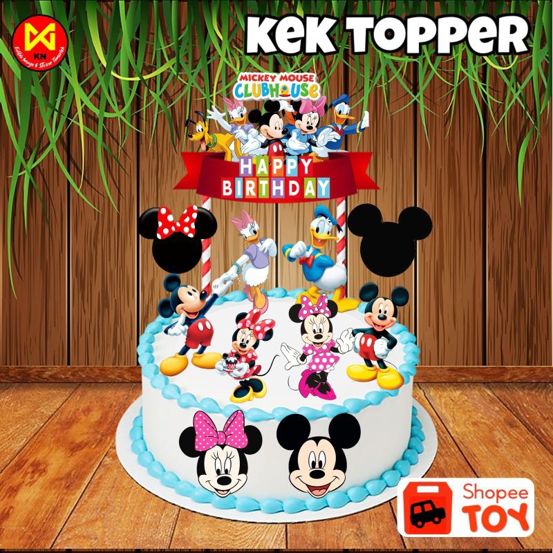 Kek Topper Mickey Mouse Clubhouse | Shopee Malaysia