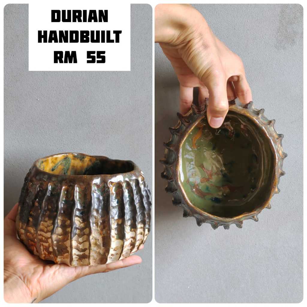 Alimbubu Durian Hand Built Pot | Shopee Malaysia
