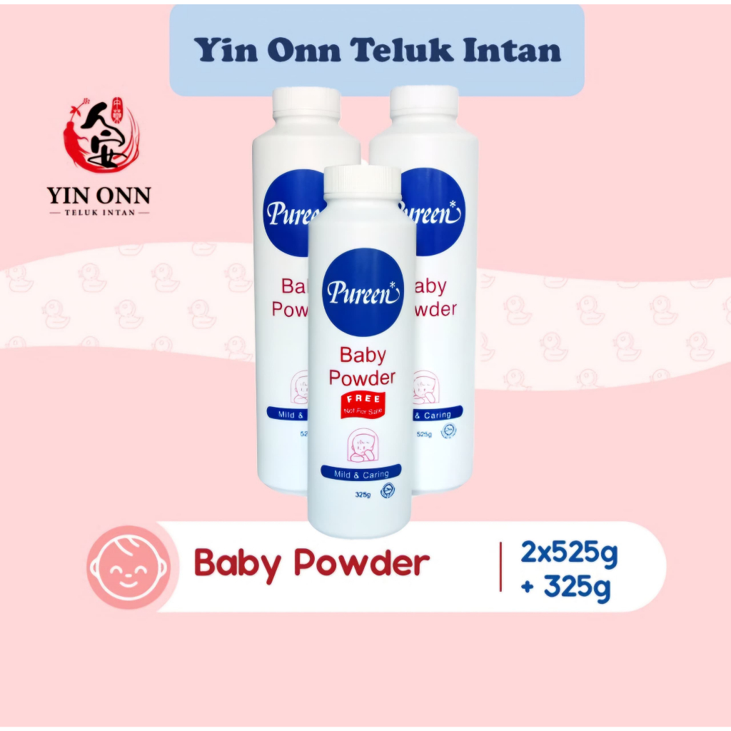 PUREEN Baby Powder 2x525G Foc 325G | Shopee Malaysia