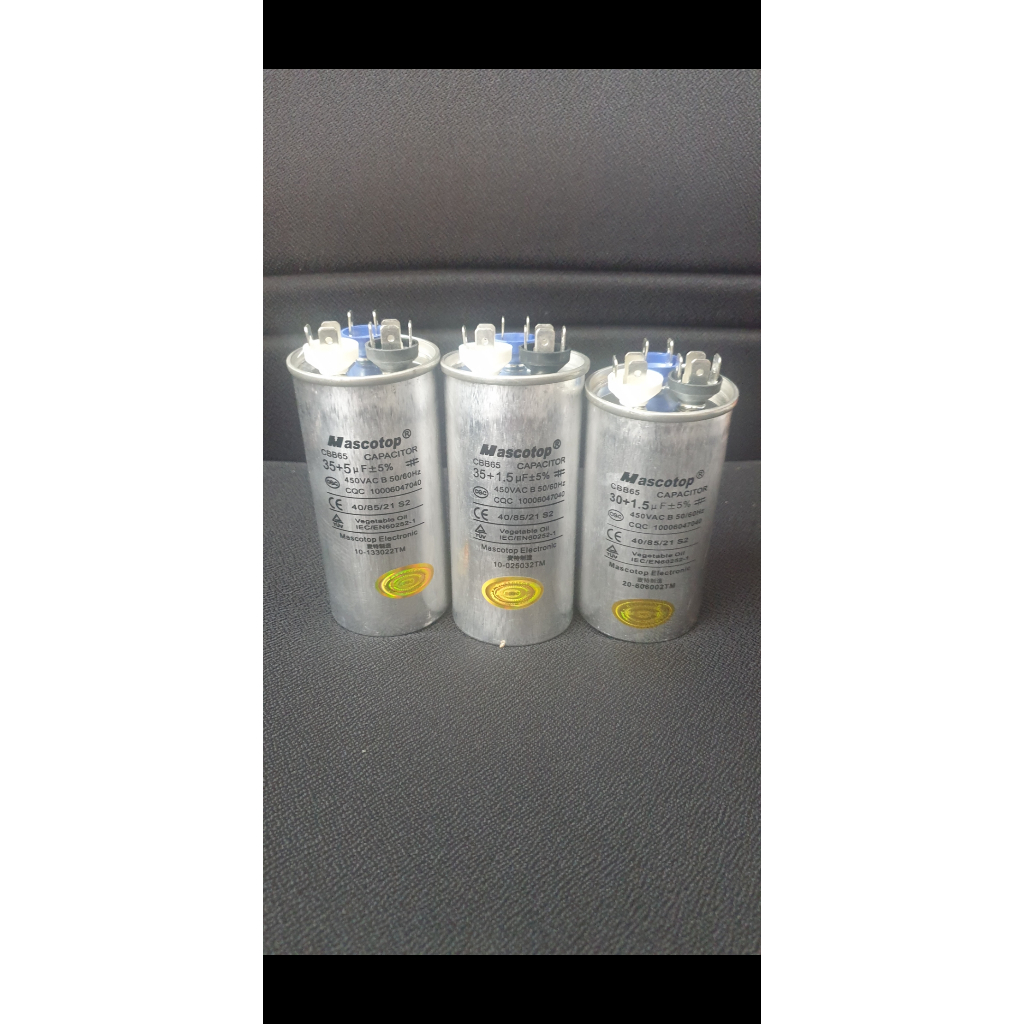 Mascotop High Quality Capacitor 35uf + 1.5uf and 30uf + 1.5uf ...