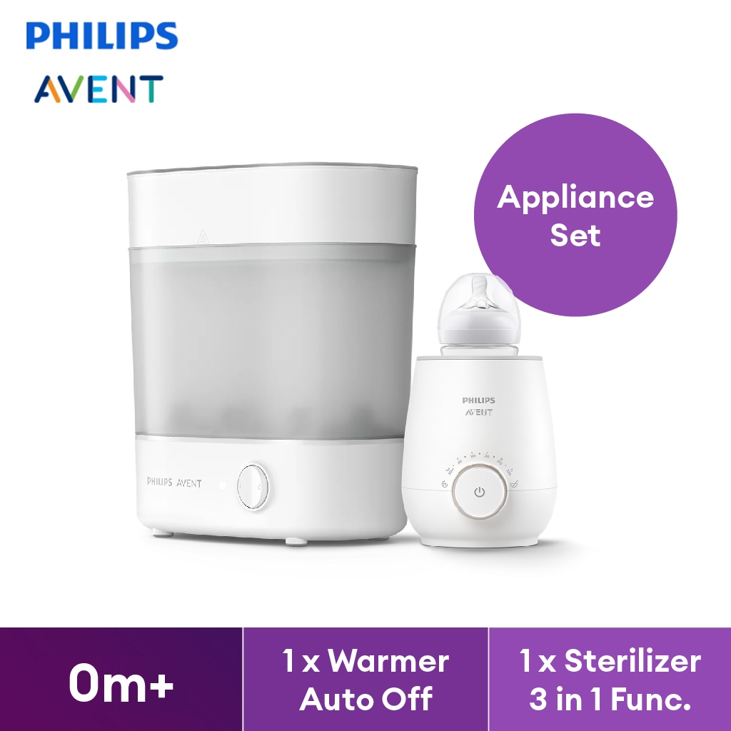 [Bundle Set] Philips Avent Premium Bottle Warmer + 3in1 Bottle ...