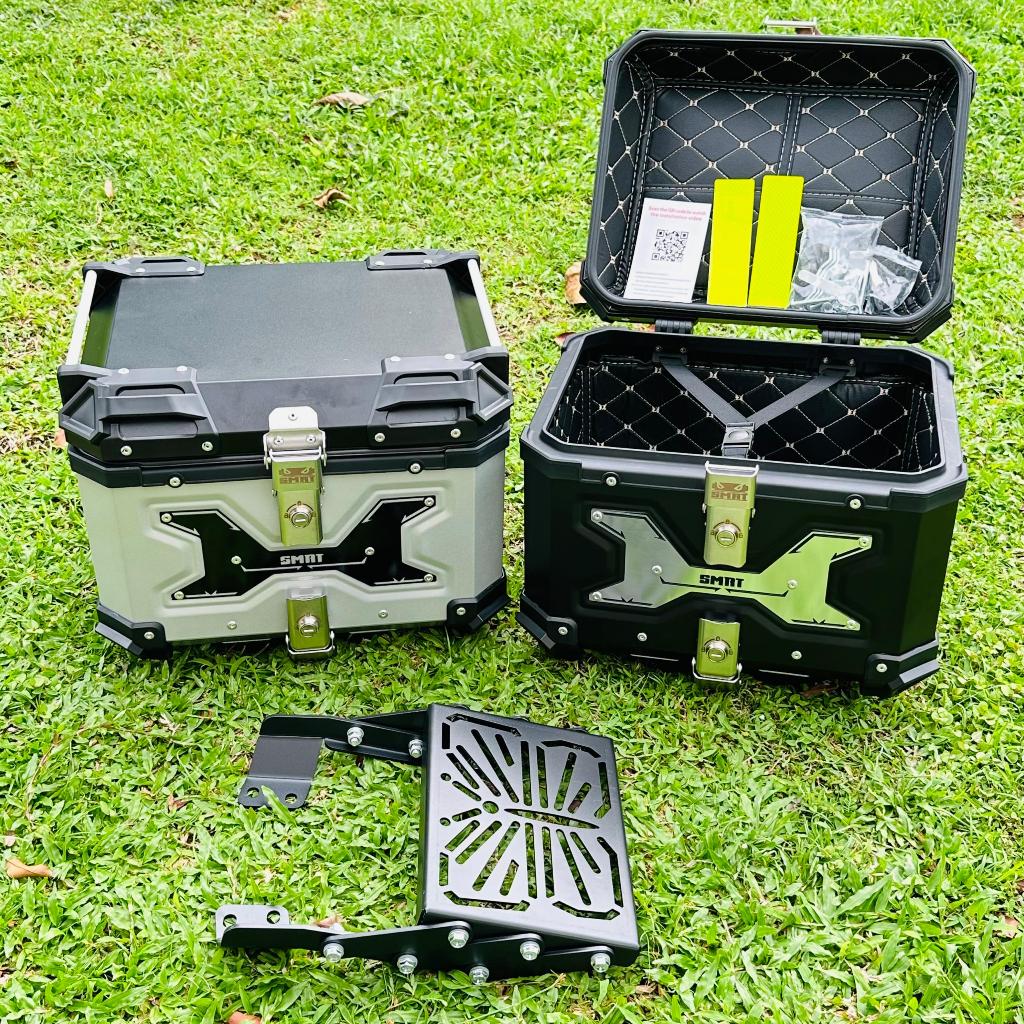 Original SMRT Top Box 100% Aluminium Motorcycle 36L 38L 40L 45L with ...