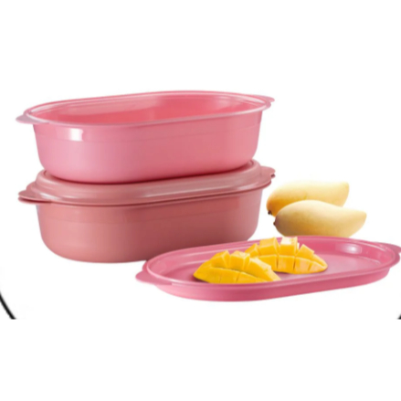{READY STOCK} TUPPERWARE MULTI SERVER MICROWAVEABLE (1) 2.8L / OVAL ...