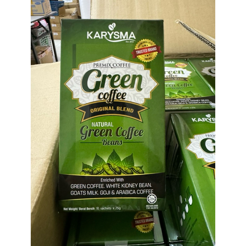 KARYSMA GREEN COFFEE 10SCH X 25G | Shopee Malaysia