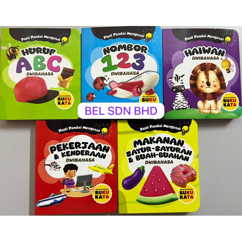 pasti pandai mengenal (mini board books) | Shopee Malaysia