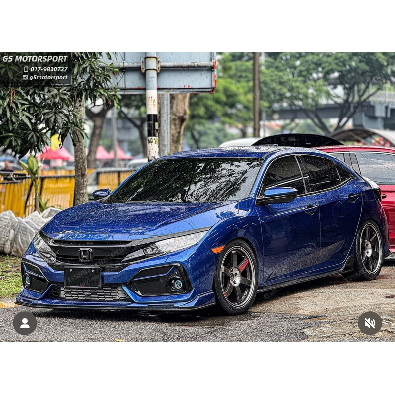 Honda Civic FC FK7 Si bumper Front Lips Gloss Black | Shopee Malaysia