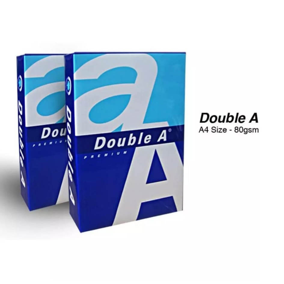 Double A A4 80gsm Photocopy White Paper | Shopee Malaysia