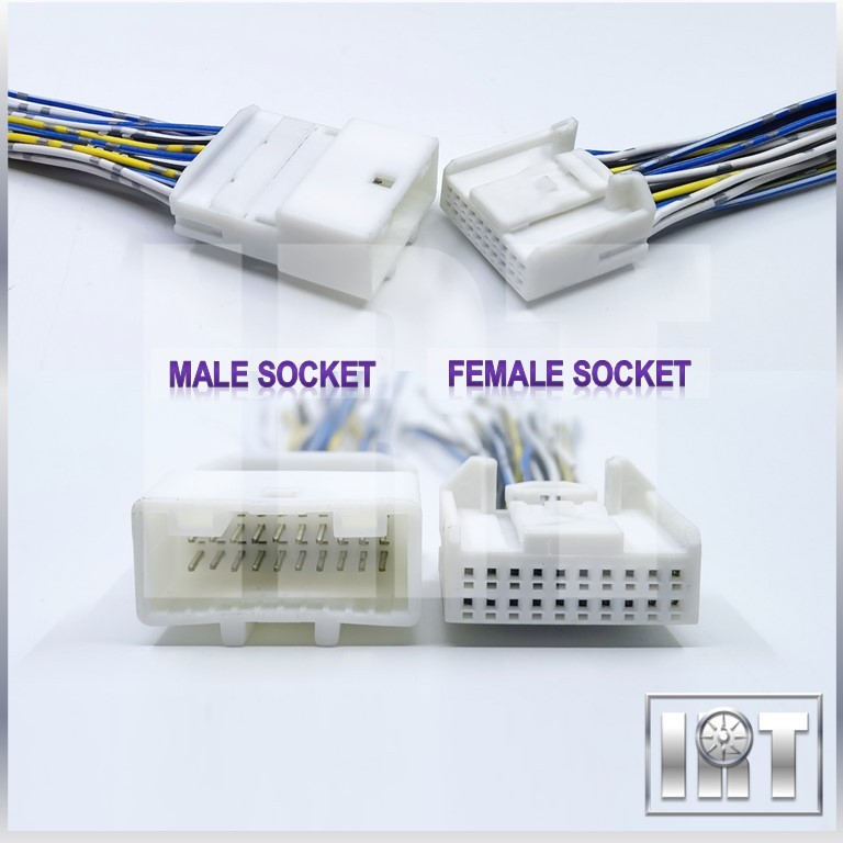 20 Pin Car Radio Player Socket Toyota MP4 Audio Connector Dashboard ...