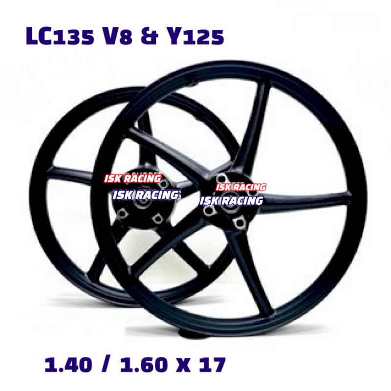 Y125 SP522 SPORT RIM ENKEI SIAP BEARING DAN BUSH Y125ZR LC 135 5S ES 55C 5 SPEED 522 BARANG ...