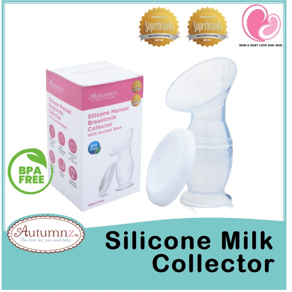 Autumnz Silicone Manual BreastMilk Collector (with Suction Base ...