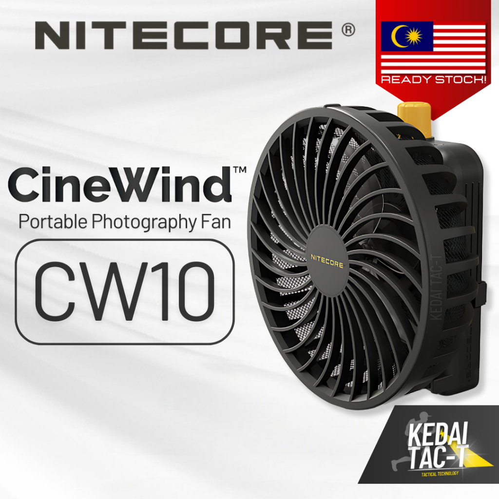 NITECORE CW10 - Portable Cordless Wind Hair Blower Fan - ORIGINAL ...