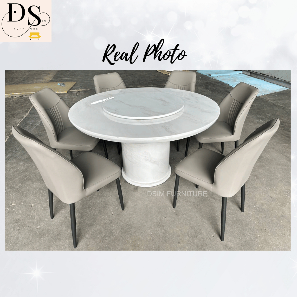 VIUS Marble Table Only / Meja Marbel Sahaja (FREE REVOLVING TOP ...