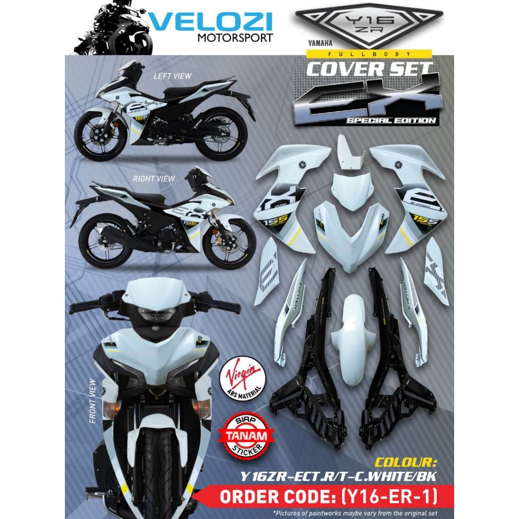 VELOZI full set cover set Y16ZR Y16 Full Set Cover set Exciter R Full ...