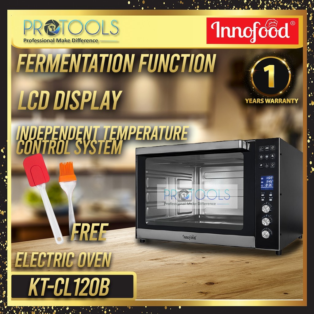 INNOFOOD Electric Oven 120L Digital Dual Temperature Sensor Probe ...