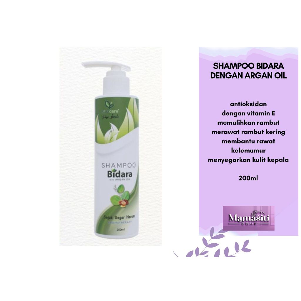 shampoo bidara dengan Argan oil menyegarkan dan sihatkan rambut dan ...
