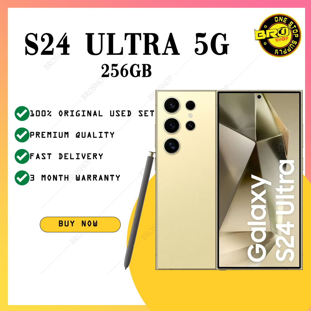 100% Original S24 ULTRA 5G 12GB + 256GB | 12GB + 512GB ( 2nd Phone Secondhand Used Terpakai ...