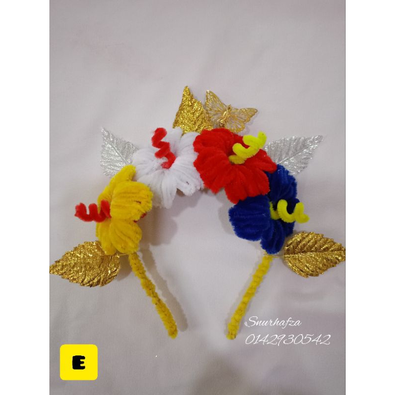 Skarf/Cekak Merdeka Versi Bunga Raya 2024 | Shopee Malaysia