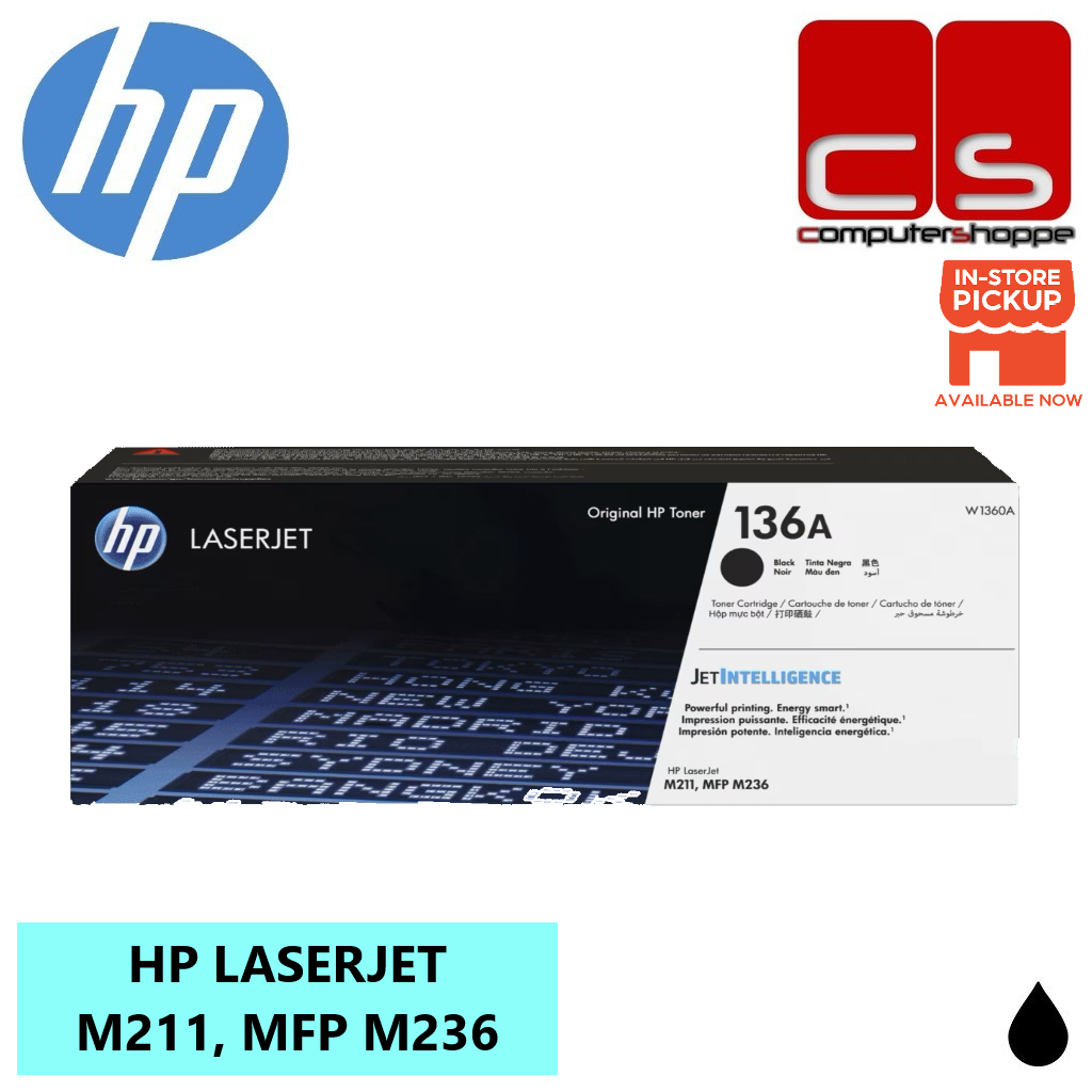 HP 136A Original LaserJet Toner Cartridge - Black (W1360A) | Shopee ...