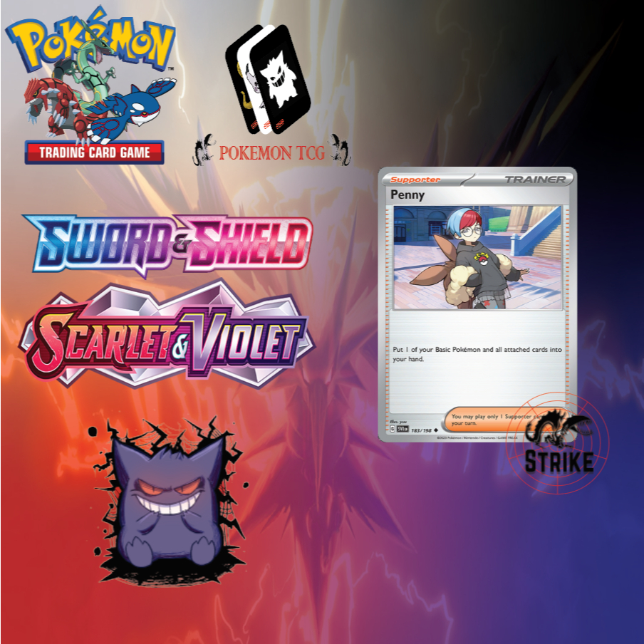 Pokemon Trainer Card - Penny 183/198 Scarlet Violet SV01 | Shopee Malaysia