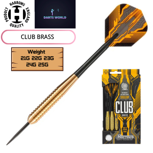 🔥READY STOCK🔥HARROWS DART - STEEL DART - CLUB BRASS 21G 22G 23G 24G 25G ...