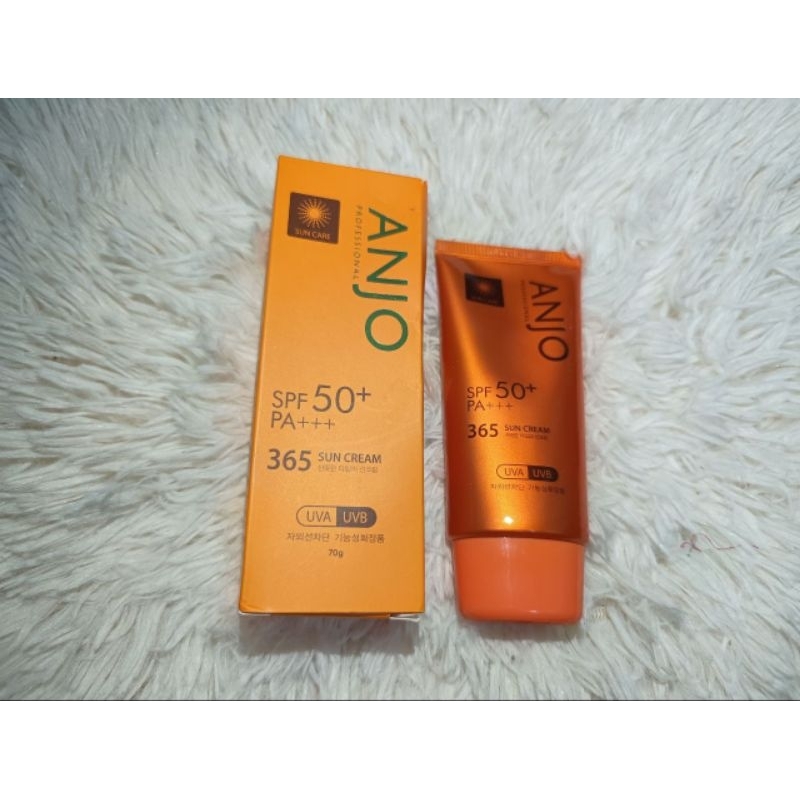 ANJO PROFESSIONAL 365 SUN CREAM SUNSCREEN - 70G (SPF50+ PA+++) | Shopee ...
