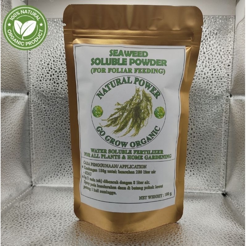 SEAWEED SOLUBLE POWDER FERTILIZER.ORGANIC.FOLIAR FEEDING. | Shopee Malaysia