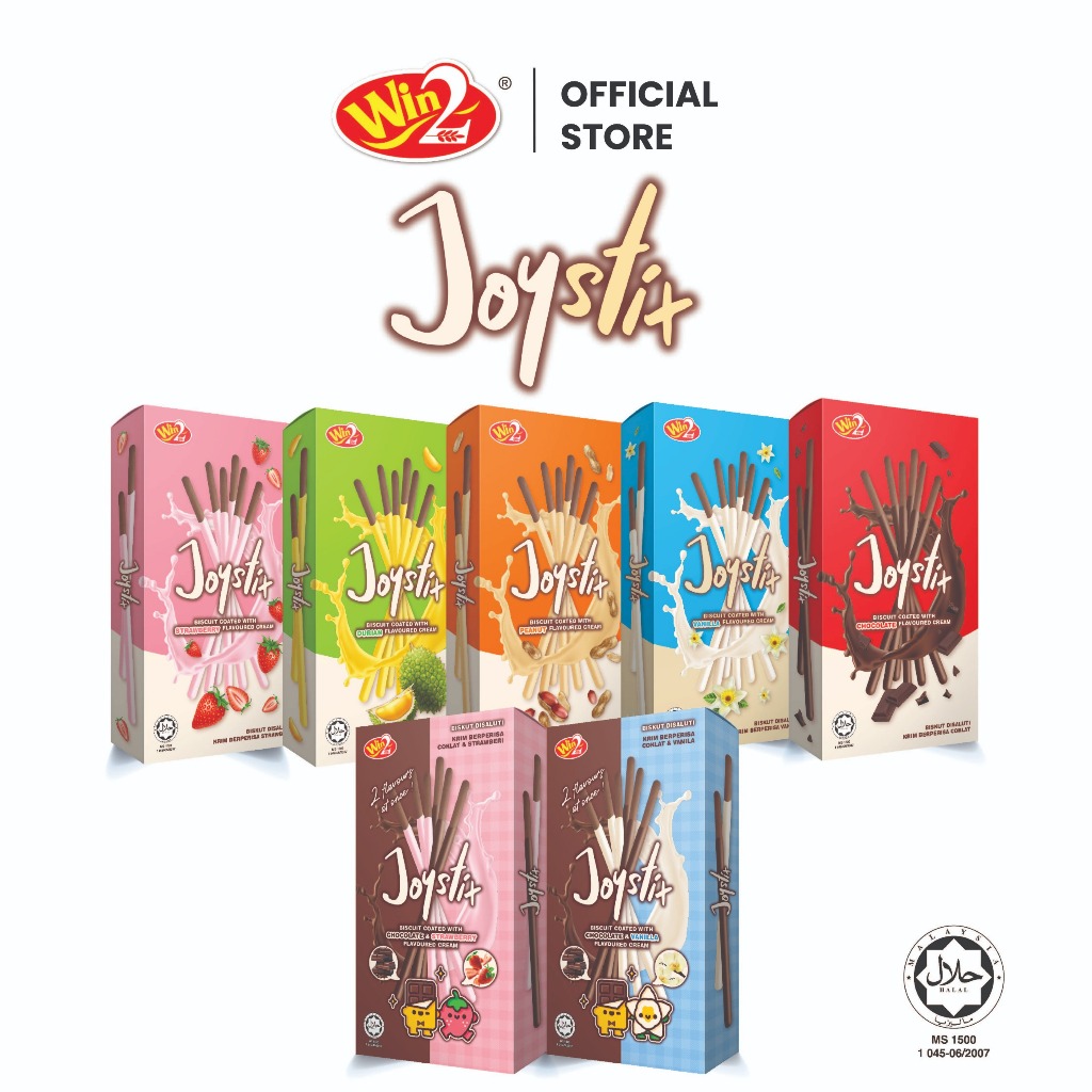 WIN WIN FOOD JOYSTIX Biscuit Coated With Cream BOX CHOCOLATE STICK ...