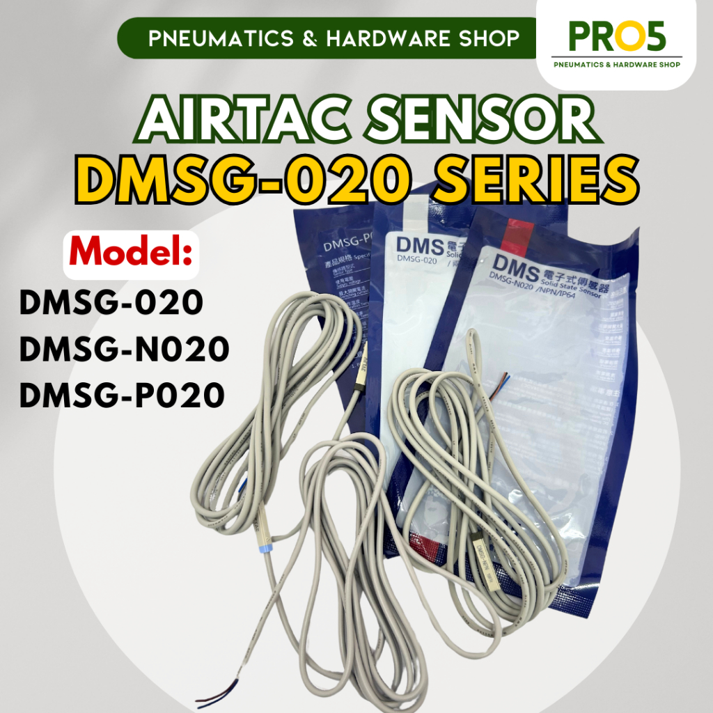 Airtac Magnetic Sensor Switch DMSG-020 | DMSG-N020 | DMSG-P020 Pneumatic Air Cylinder Sensor ...