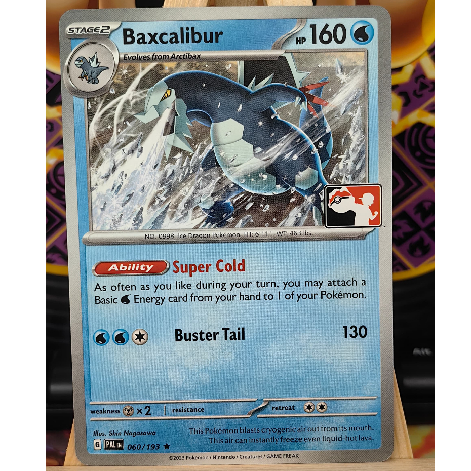 Baxcalibur Play! Pokemon Prize Pack Series 5 Non-Holo Stamped Promo 060 ...
