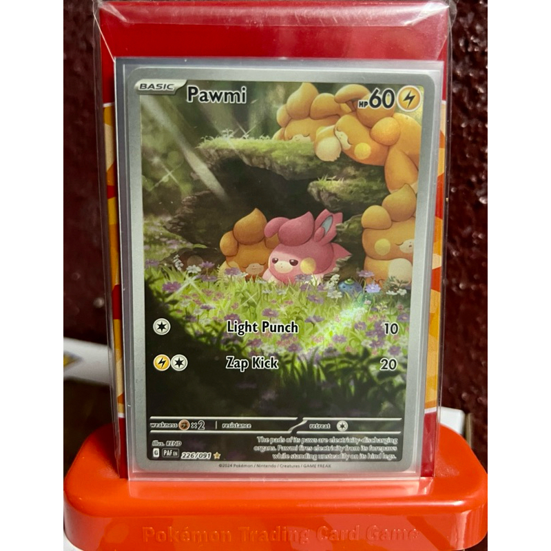 Pokemon TCG Pawmi Illustration Rare [Paldean Fates] | Shopee Malaysia
