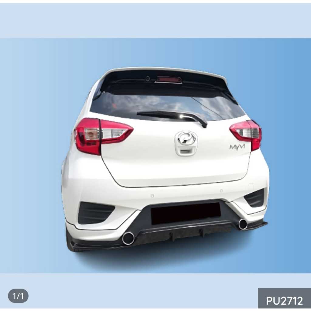 Perodua New Myvi 2018 Rear Diffuser PU | Shopee Malaysia
