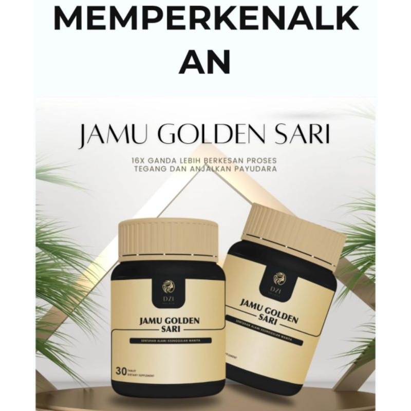 GOLDEN SARI🔥TABLET KEMAM2 JE UTK BESAR,TEGANGKAN PAYUDARA 🔥 | Shopee ...