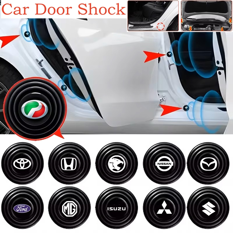 Universal Car Door Shock Absorber Inserts Shockproof Pad Sticker getah ...