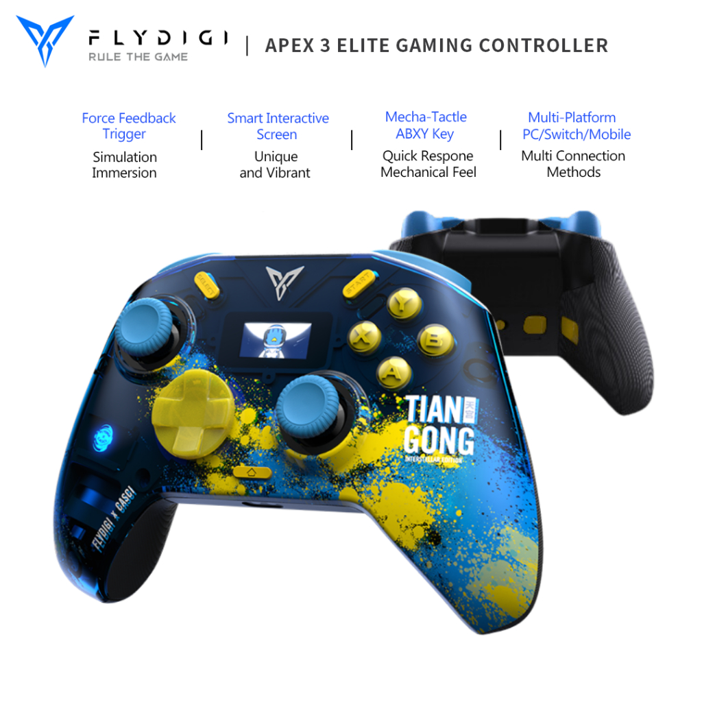 Flydigi Apex 3 Force Feedback Elite Gaming Controller - PC/Switch ...
