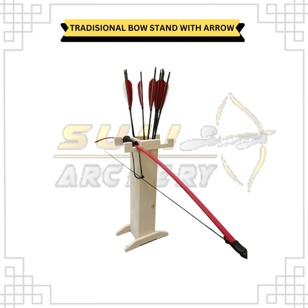 TRADISIONAL BOW STAND WITH ARROW | Shopee Malaysia