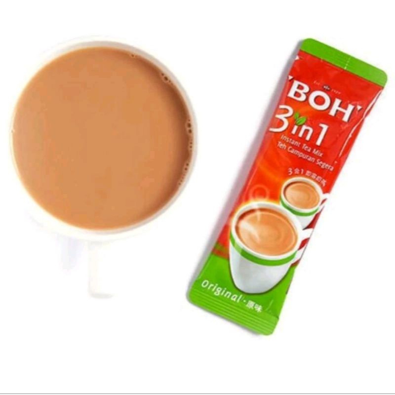BOH 3 In 1 Instant Tea Mix (20g/sachet x 2pcs/pack) HALAL | Shopee Malaysia